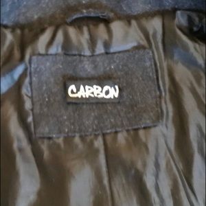 Carbon | Jackets & Coats | Carbon Mens Charcoal Pea Coat | Poshmark